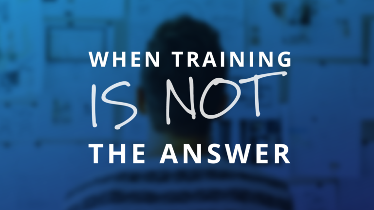 When Training Is NOT The Answer | Tim Slade